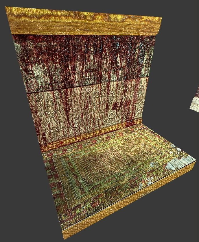 Low Poly Game Ready Modular Wall Pack free VR / AR / low-poly 3D model ...