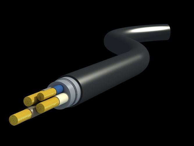 electrical cable elektrik kablosu 3D model | CGTrader