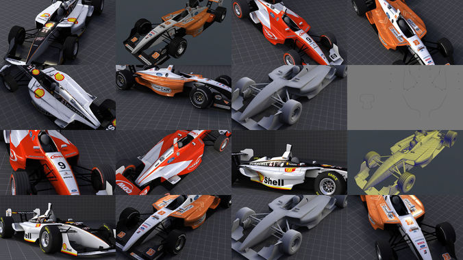 Champ Cars 3D Model Collection | CGTrader