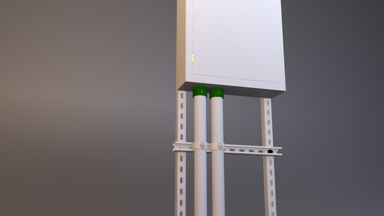 Electrical Panel Freestanding or Surface mount 3D model | CGTrader