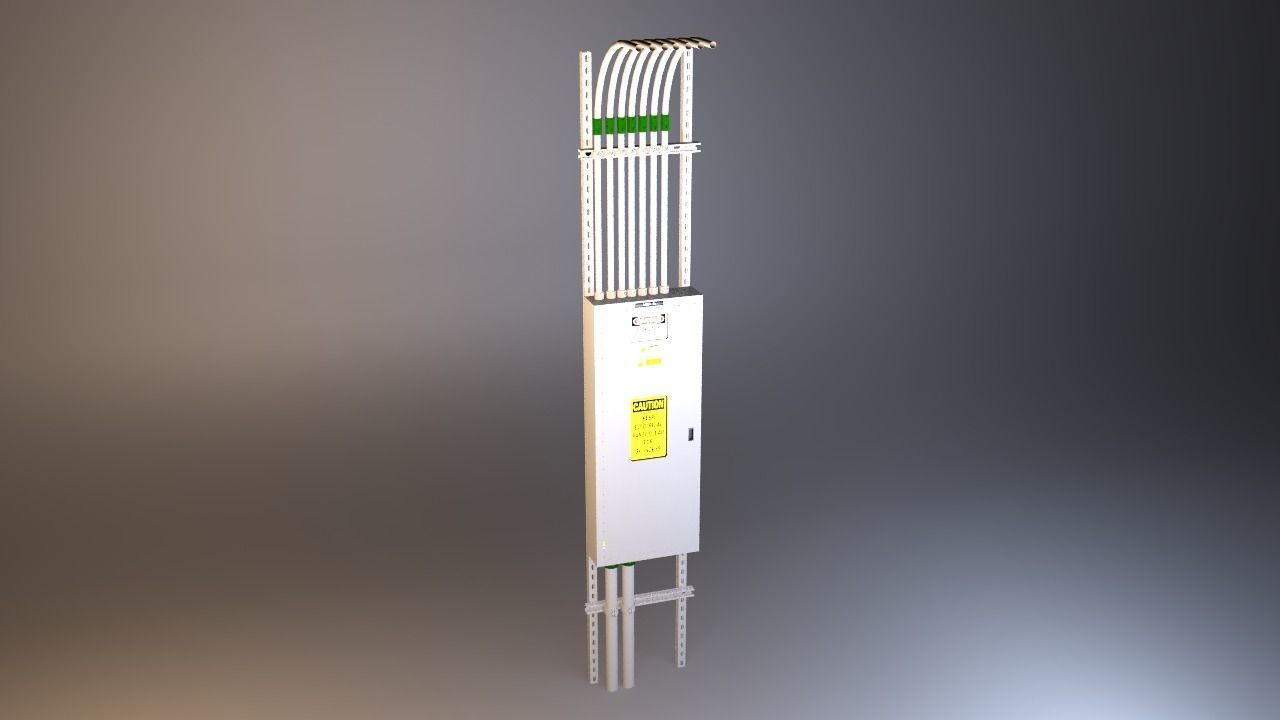 Electrical Panel Freestanding or Surface mount 3D model | CGTrader