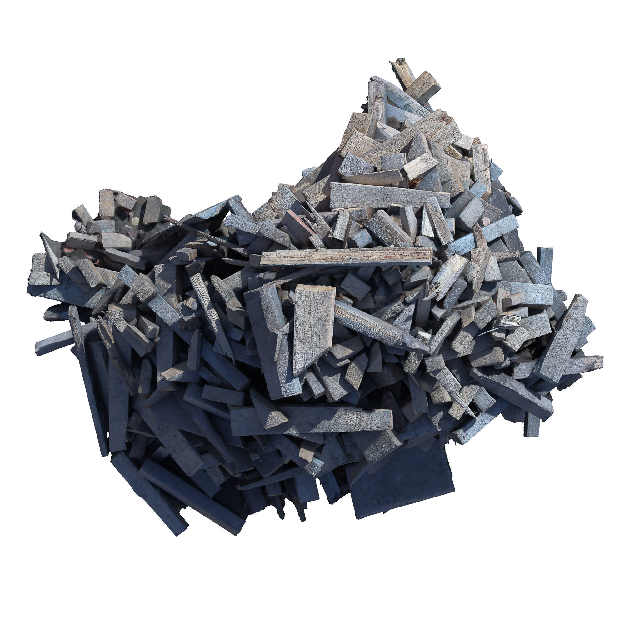 Ultra realistic Pile of Wood Scan 3D model | CGTrader