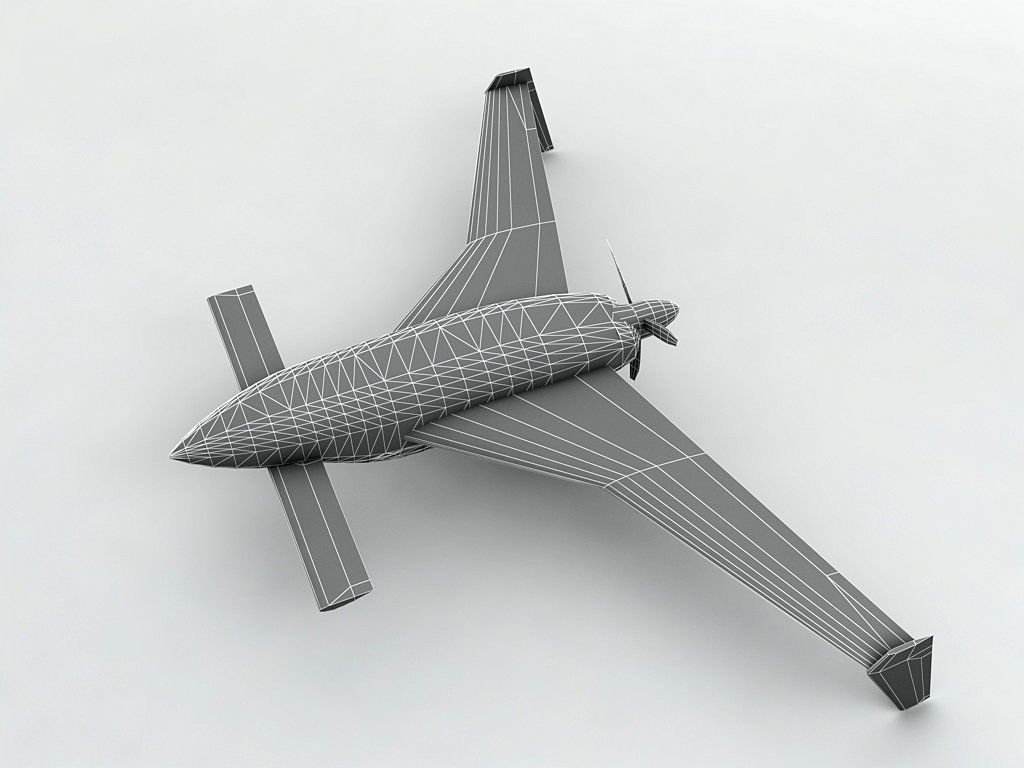 3D model Velocity Aircraft VR / AR / low-poly | CGTrader