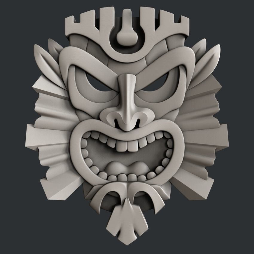 3d STL models for CNC or 3d printer set totem 3D model 3D printable ...