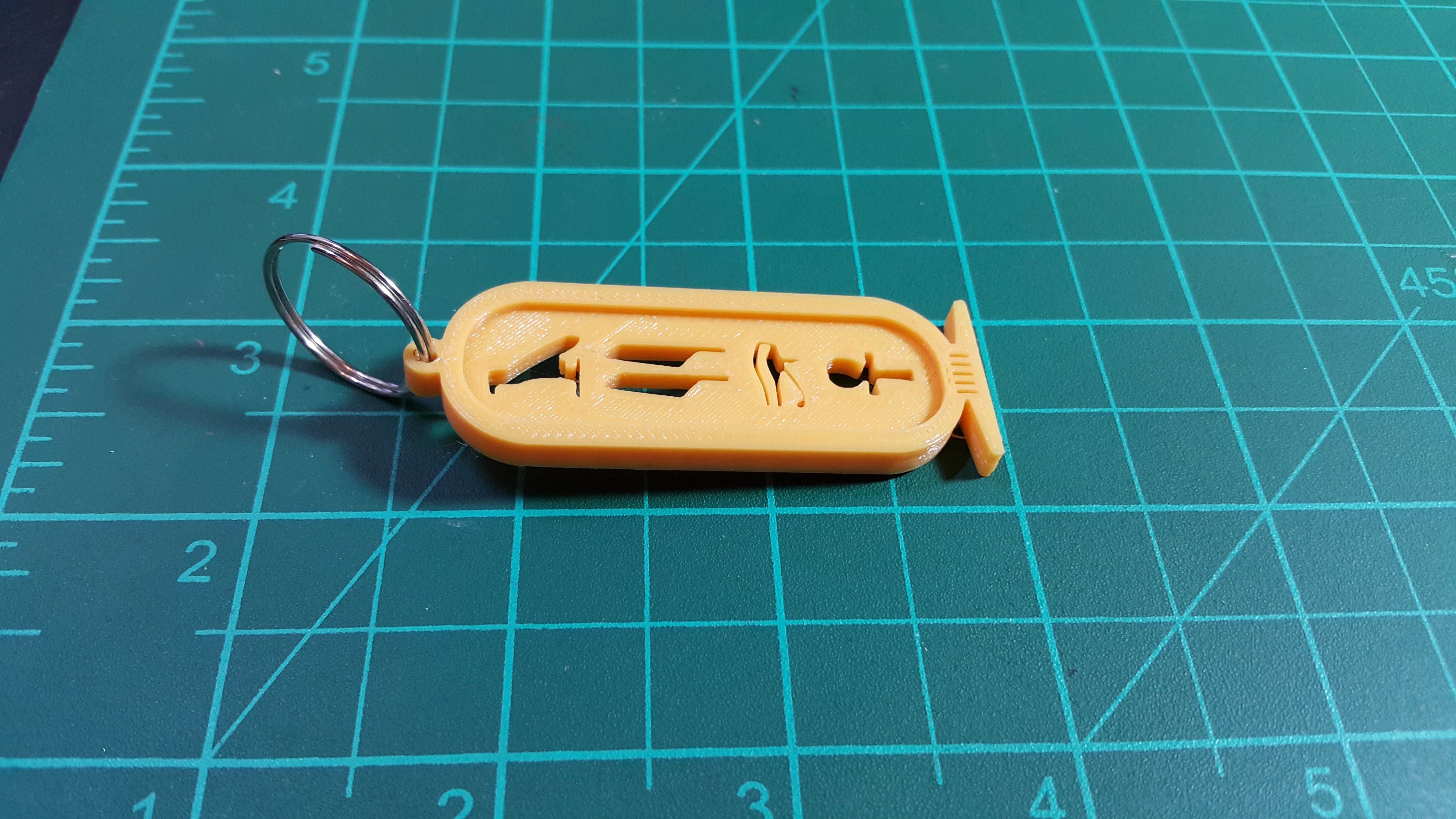 ANCIENT EGYPTIAN KEY CHAIN free 3D model 3D printable | CGTrader