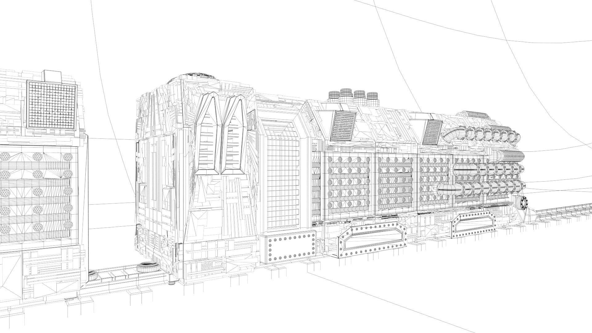 Armored Train High Poly 3D model | CGTrader