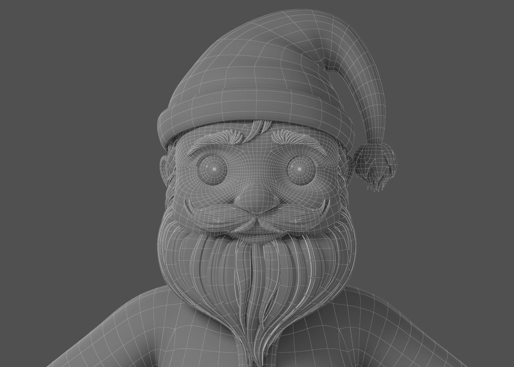 Cartoon Santa Claus Rigged 3D model rigged | CGTrader