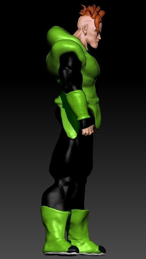 Android a16 Dragon Ball Z 3D model | CGTrader