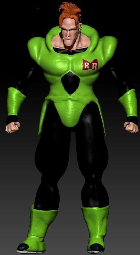 Android a16 Dragon Ball Z 3D model | CGTrader