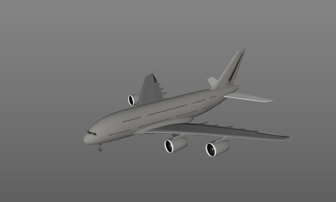 Airbus A380 - 3D model 3D model 3D printable | CGTrader