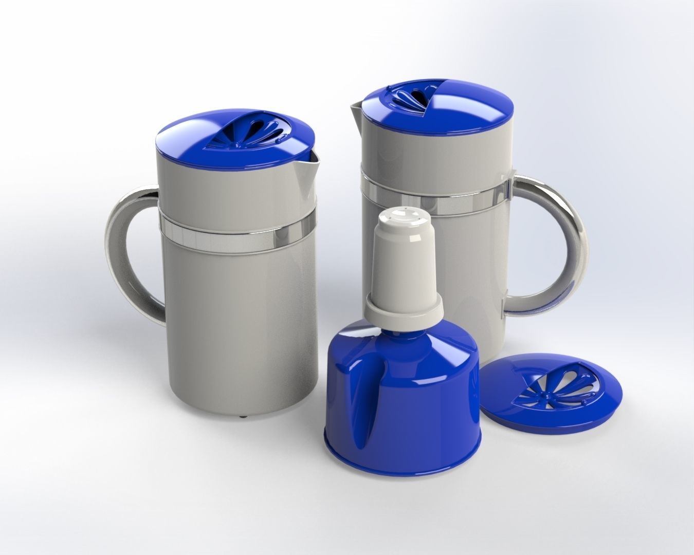 water filter jug 3D model | CGTrader