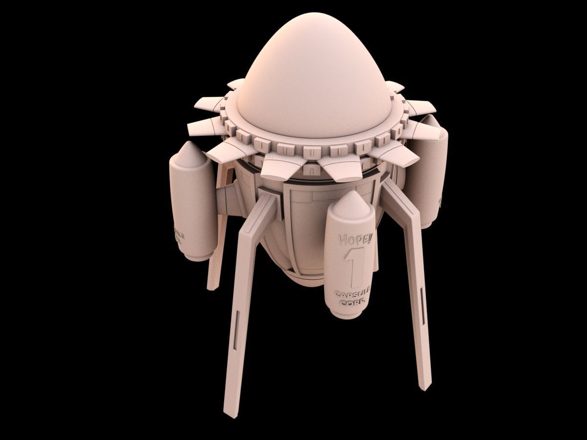 Dragon ball time machine 3D model 3D printable | CGTrader