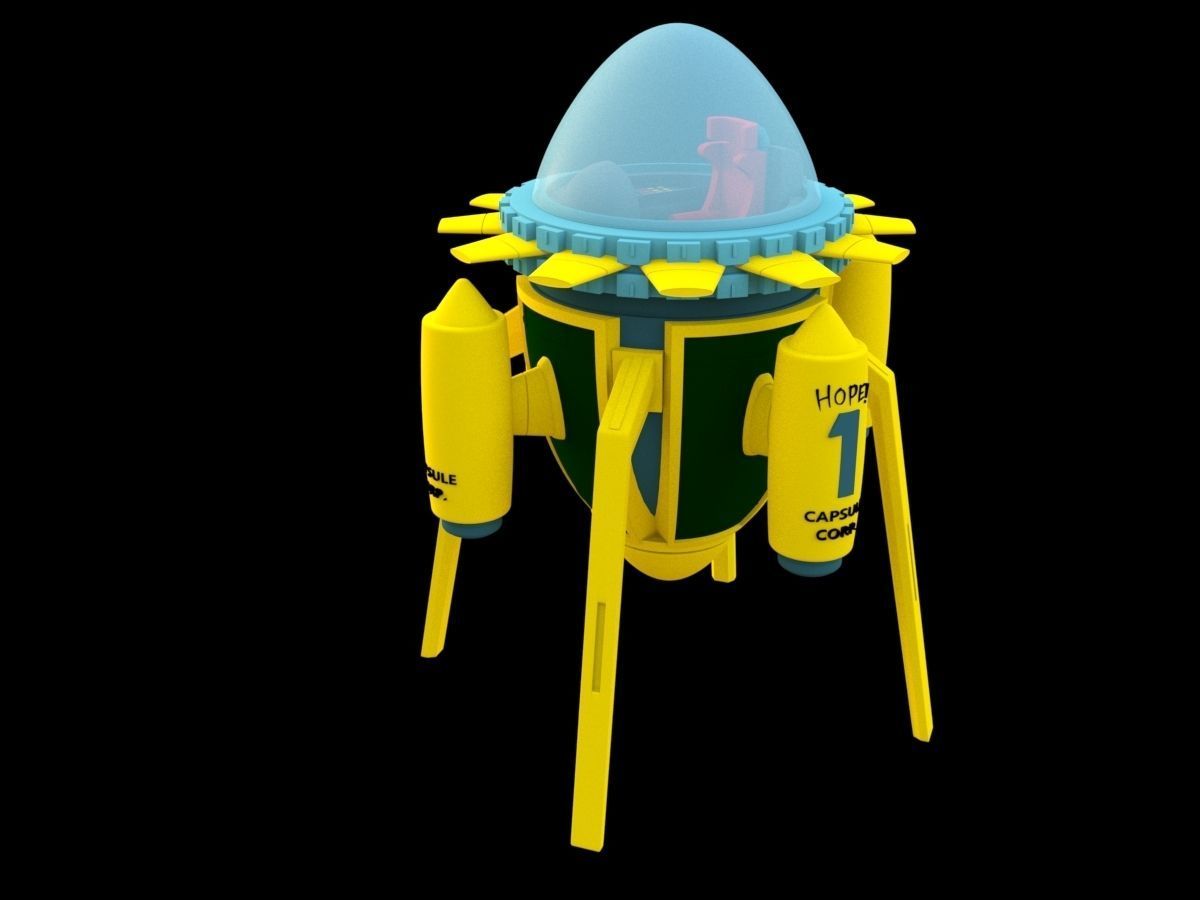 Dragon ball time machine 3D model 3D printable | CGTrader