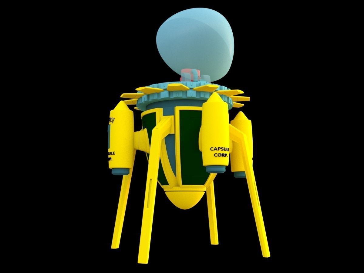 Dragon ball time machine 3D model 3D printable | CGTrader