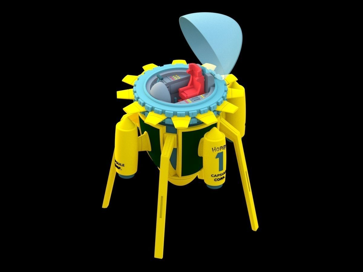 Dragon ball time machine 3D model 3D printable | CGTrader