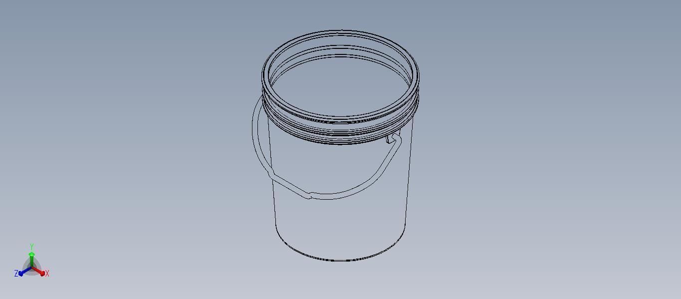 Five-Gallon Bucket free 3D model | CGTrader