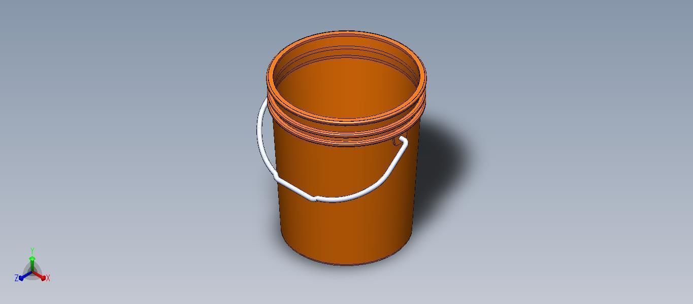 Five-Gallon Bucket free 3D model | CGTrader