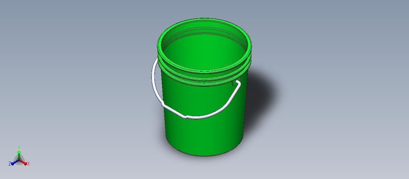 Five-Gallon Bucket free 3D model | CGTrader