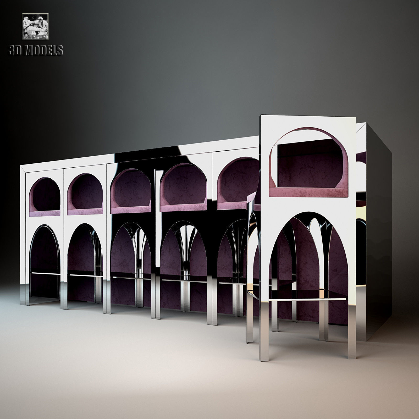 Visionnaire Coliseum Bar 3D model | CGTrader