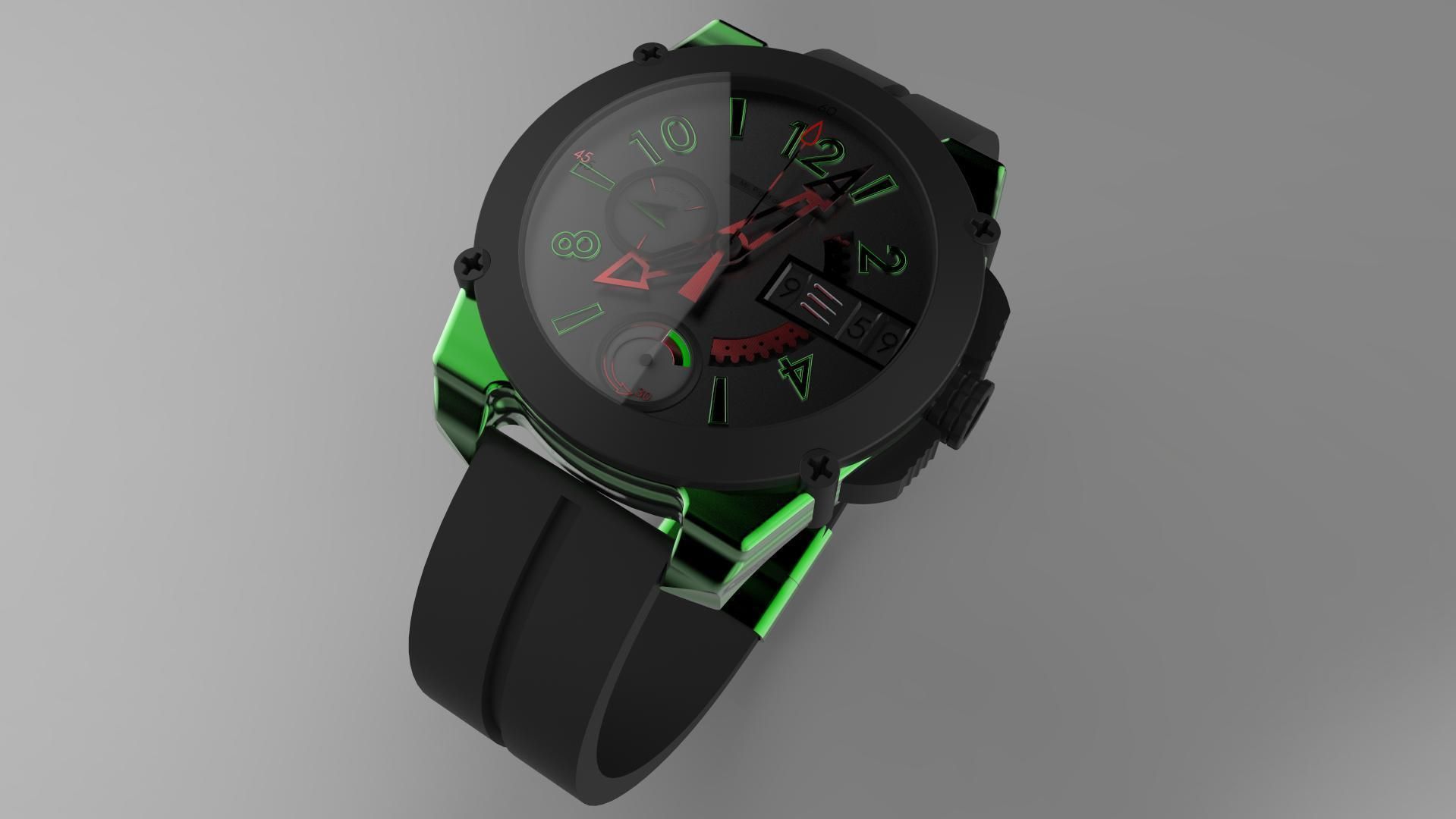 Watch free 3D model | CGTrader