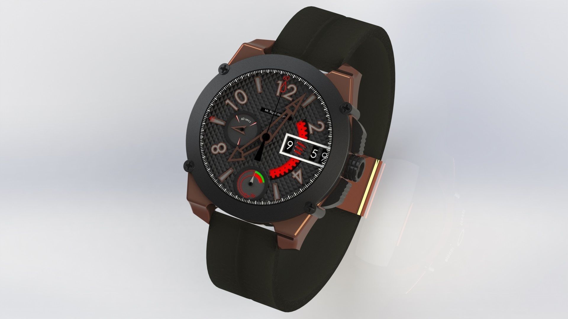 Watch free 3D model | CGTrader