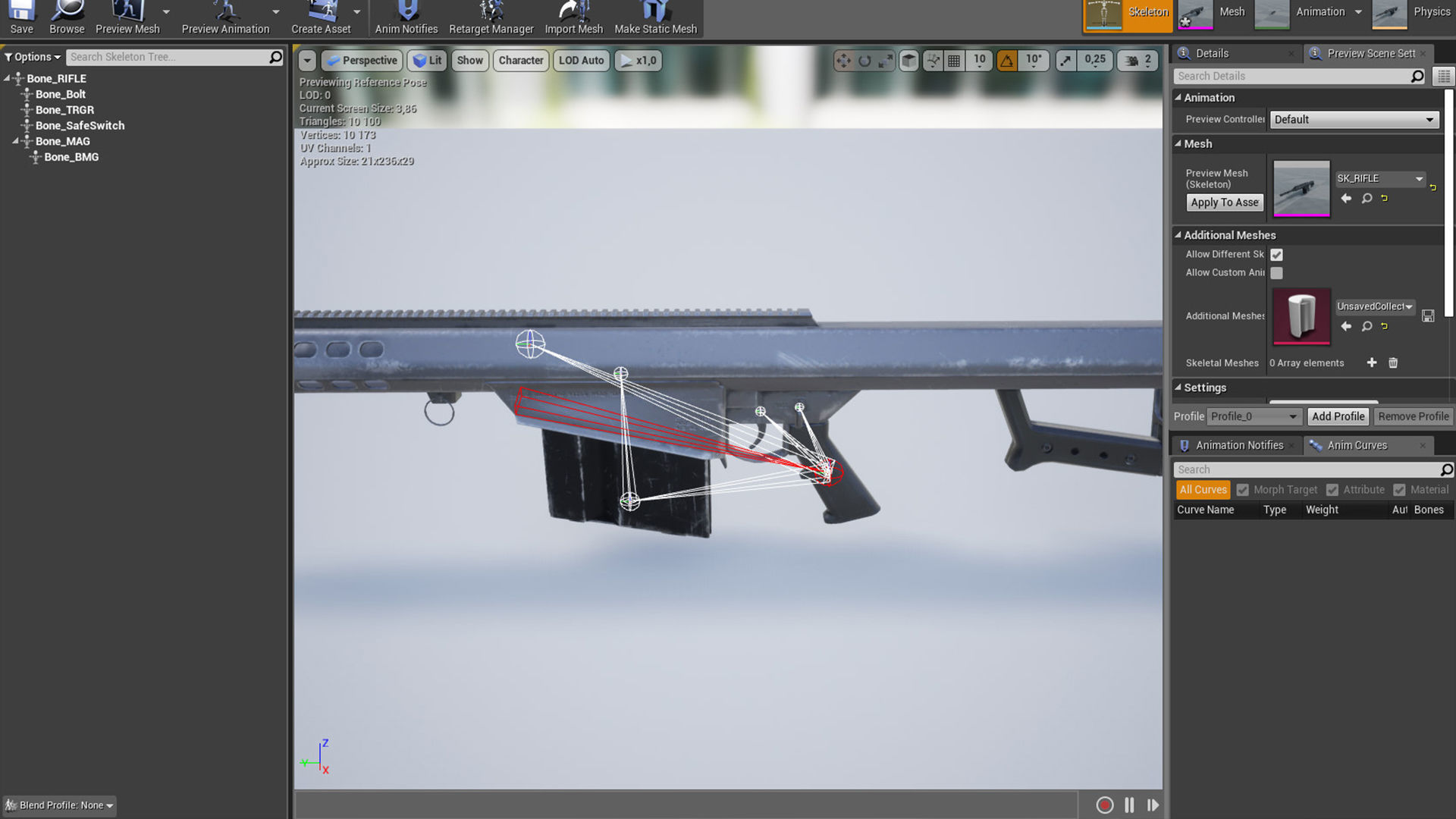 3D model M82 Barrett VR / AR / low-poly rigged | CGTrader