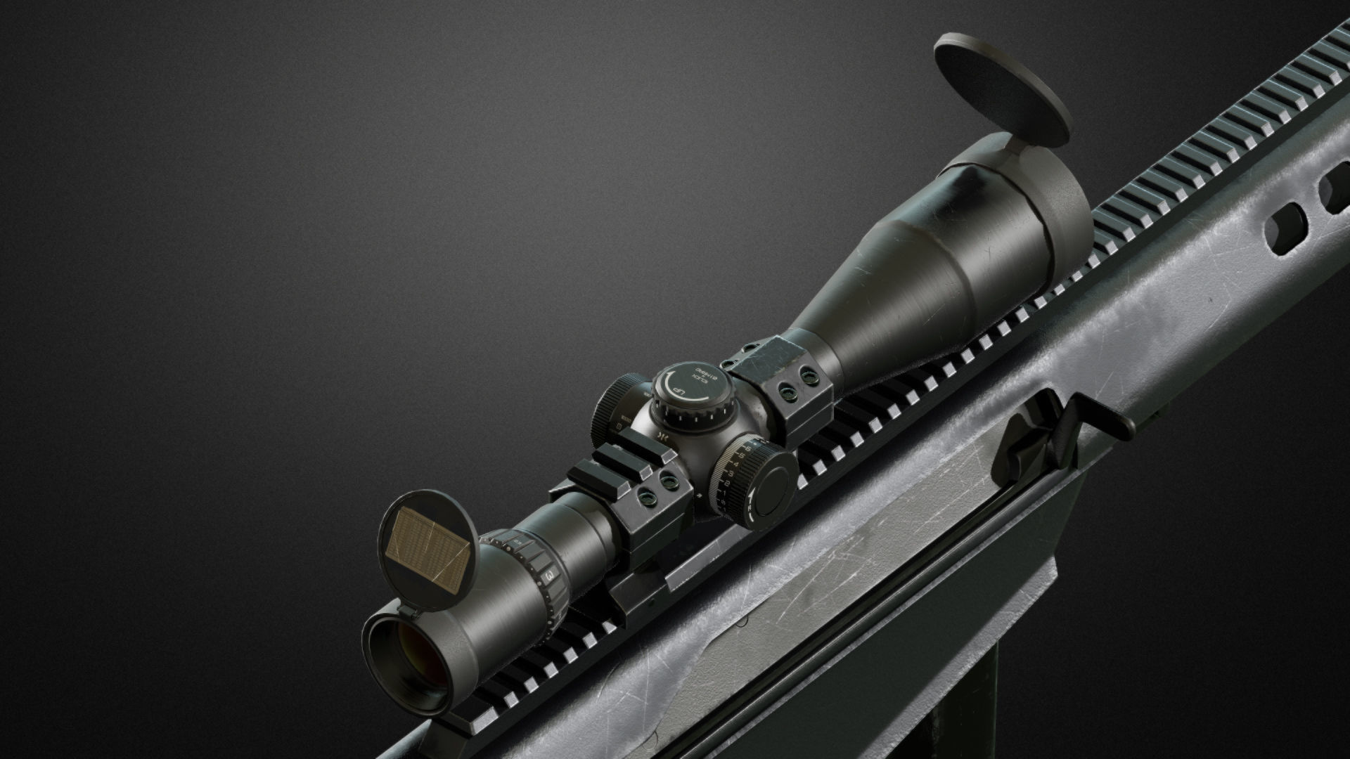 3D model M82 Barrett VR / AR / low-poly rigged | CGTrader