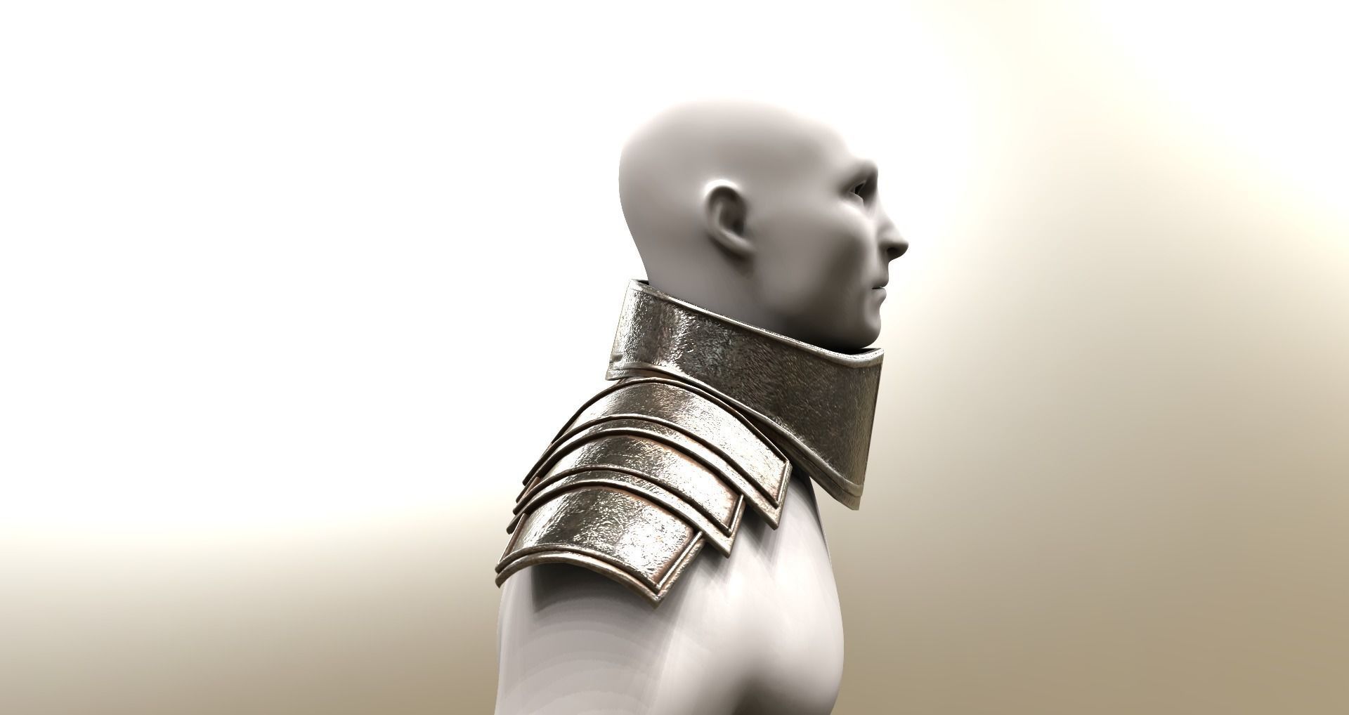 3D model Body and shoulder armor VR / AR / low-poly | CGTrader