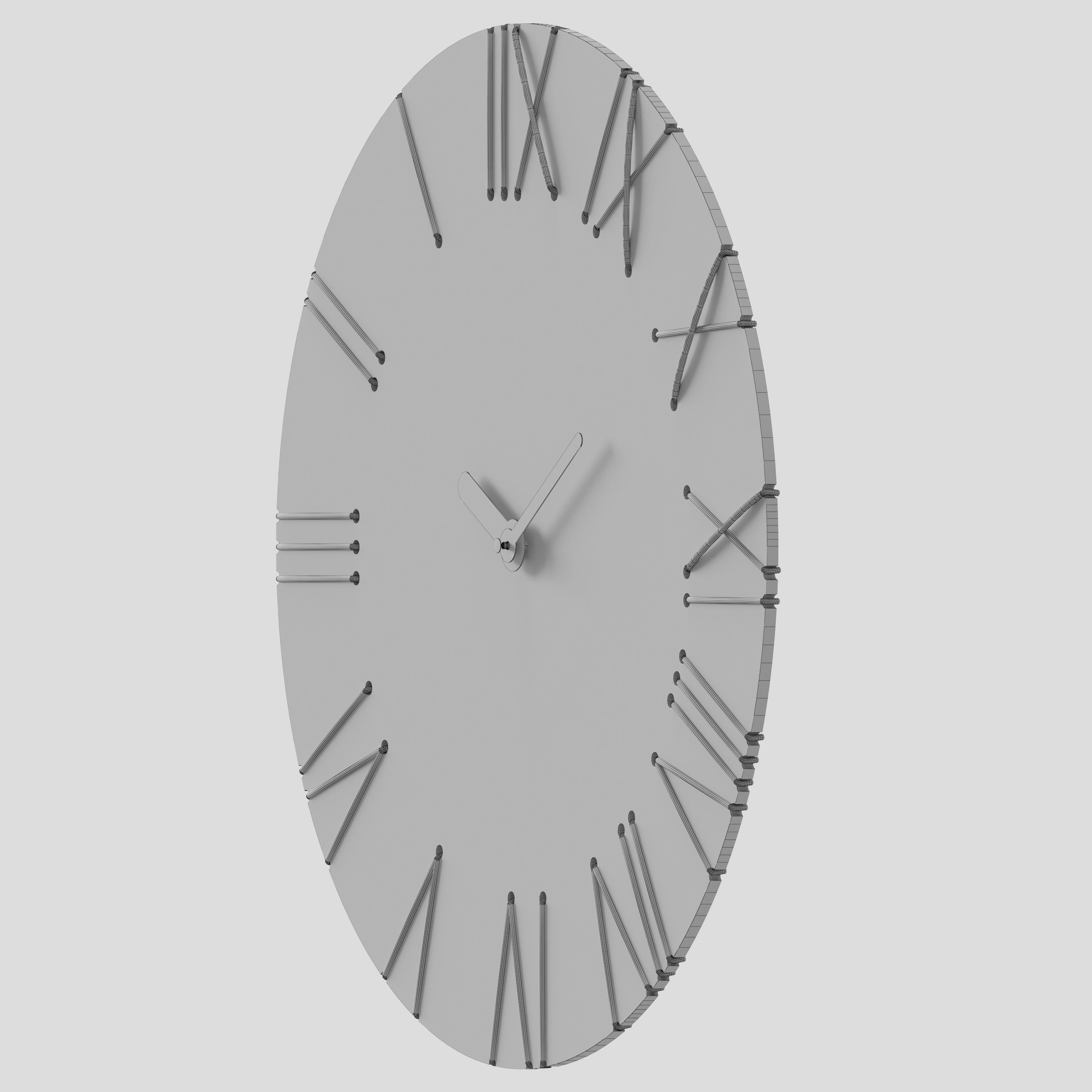 Wall Clock Joko Blue 3D model | CGTrader