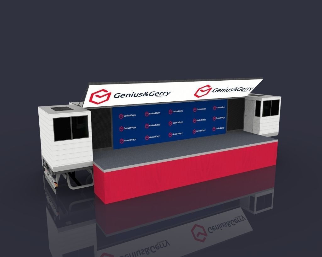 Sport Truck Podium 3D model | CGTrader