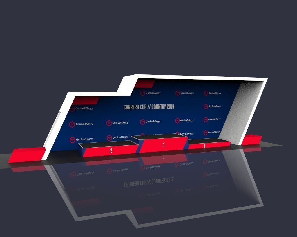 Stand Sport Podium 3D model | CGTrader
