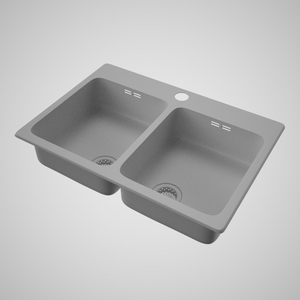 Kitchen sink 3D model | CGTrader