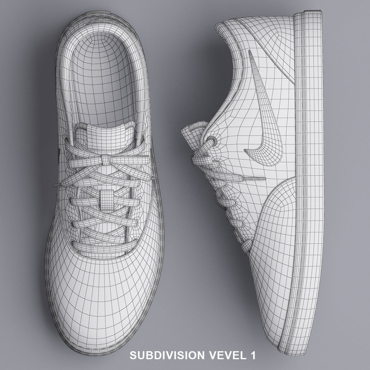 Nike SB Check canvas 3D model | CGTrader