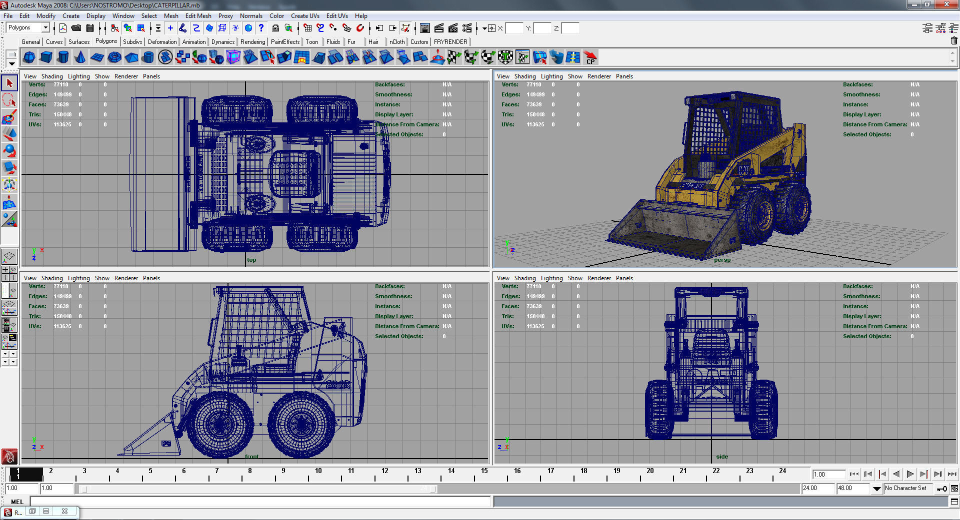 Mini Loader 3D model | CGTrader