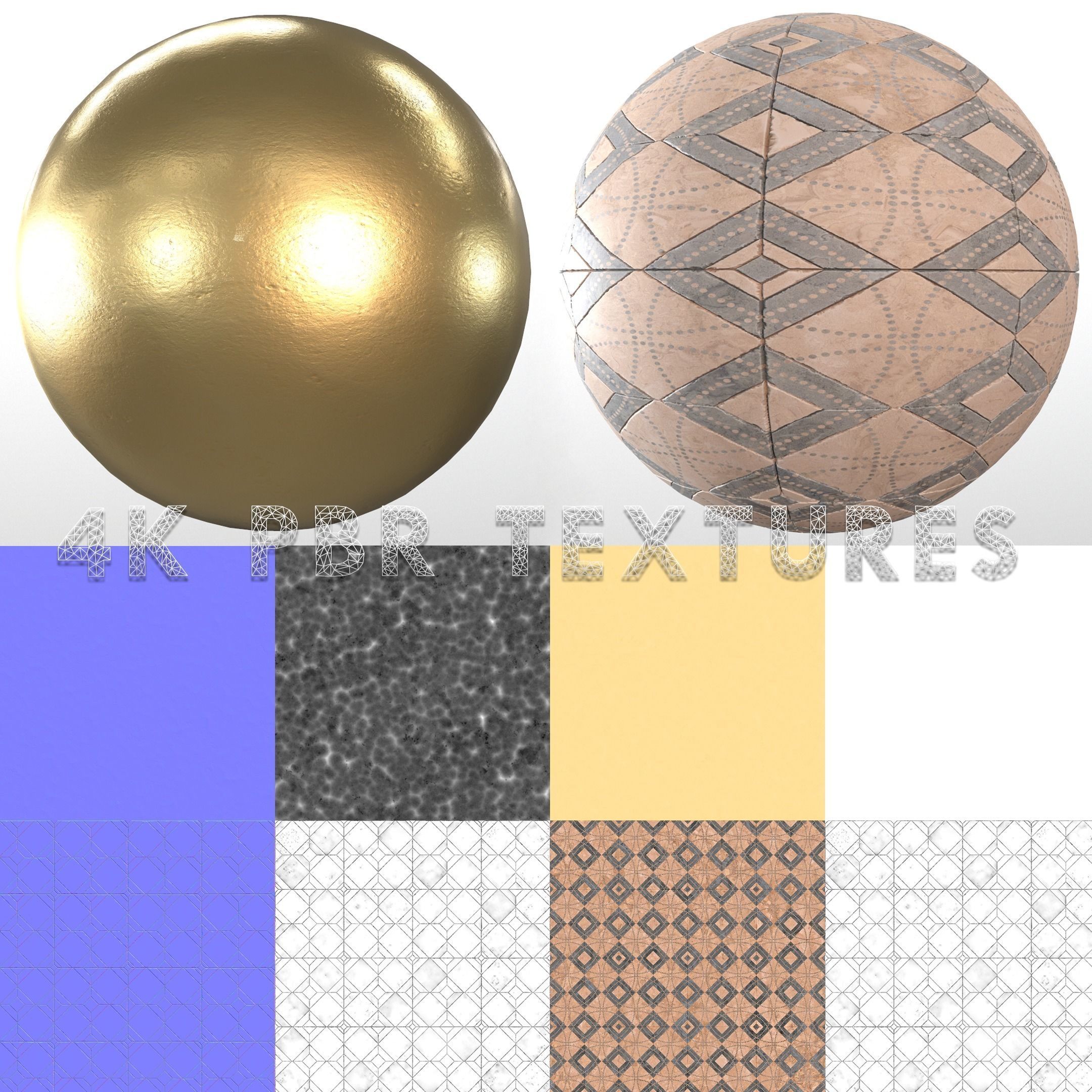84 Seamless 4K PBR Materials Collection for archviz Texture | CGTrader