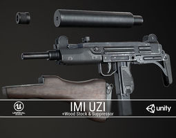 Uzi gun 3D Models | CGTrader