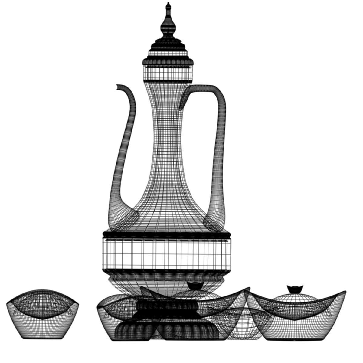 Chinese tea pot and yuanbao 3D model | CGTrader