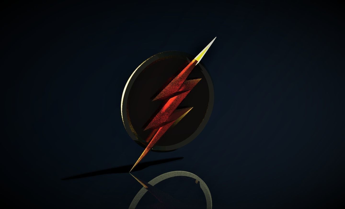 The Flash Shield 3D model | CGTrader