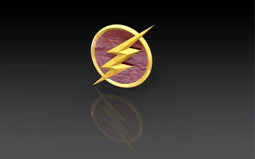 The Flash Shield 3D model | CGTrader