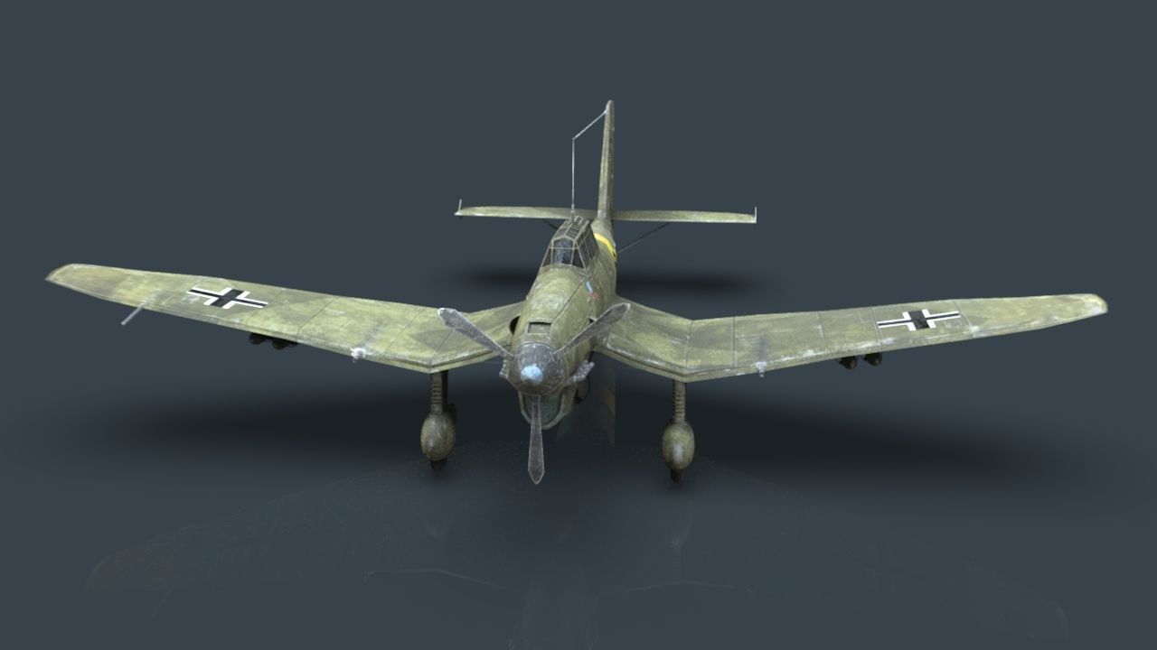 3D model JUNKERS JU 87 STUKA VR / AR / low-poly | CGTrader