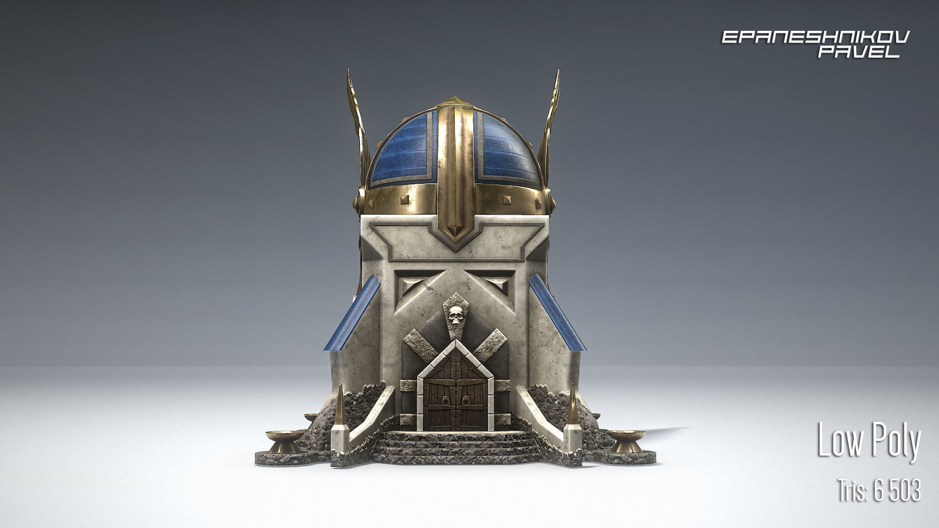 3D model Odin castle VR / AR / low-poly | CGTrader