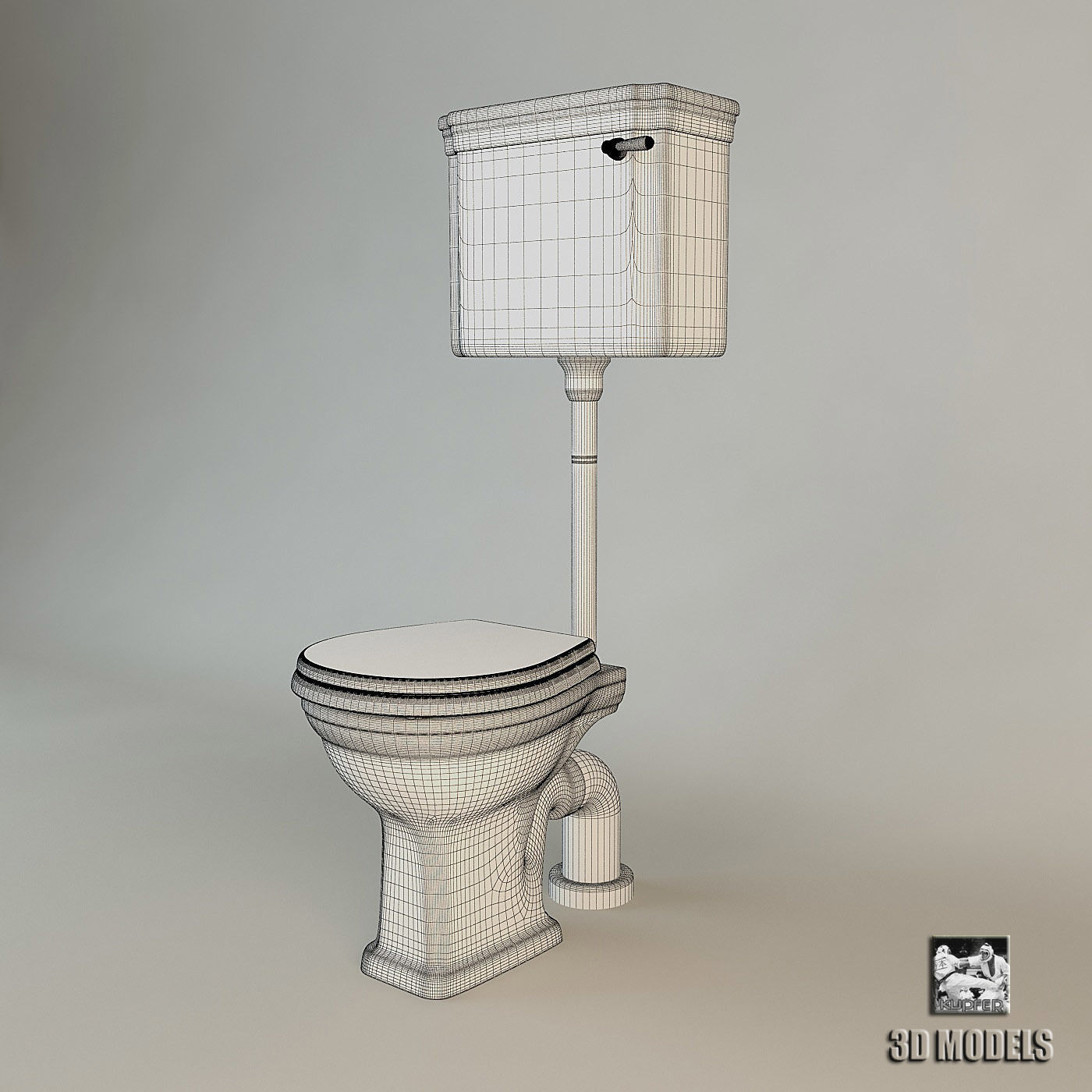 Devon and Devon Toilet 3D model | CGTrader