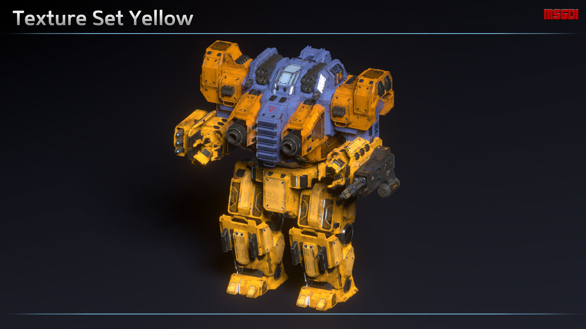 3d Model Assault Mech Dreadnought Vr Ar Low Poly Rigged Animated Cgtrader
