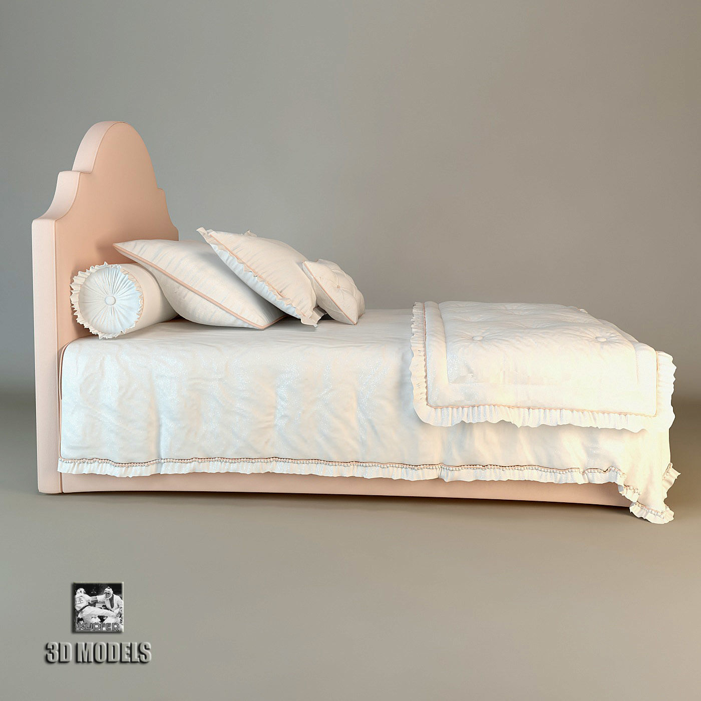 Halley Junior Forever Bed 3D model | CGTrader