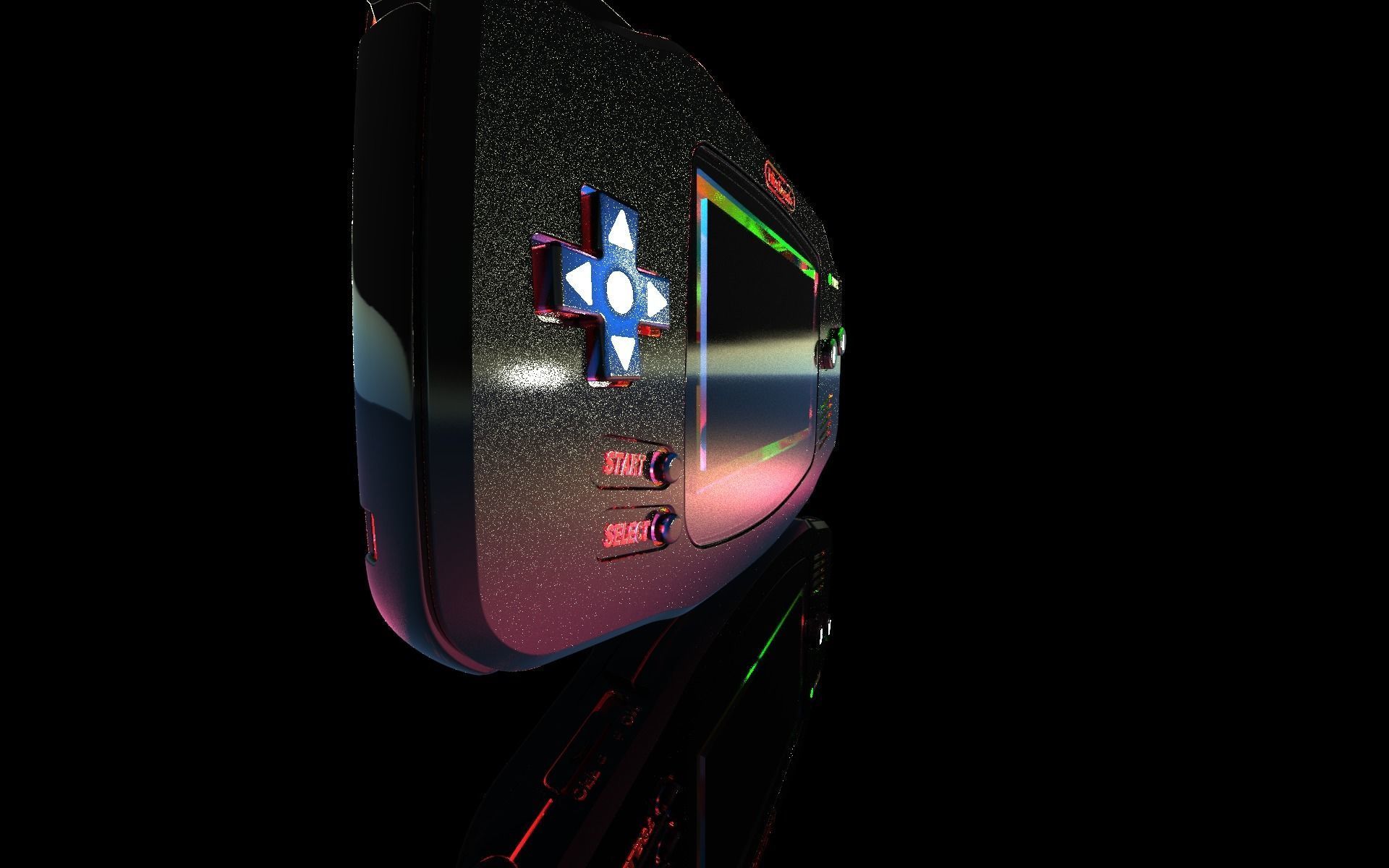 Nintendo Gameboy Advance 3D model | CGTrader