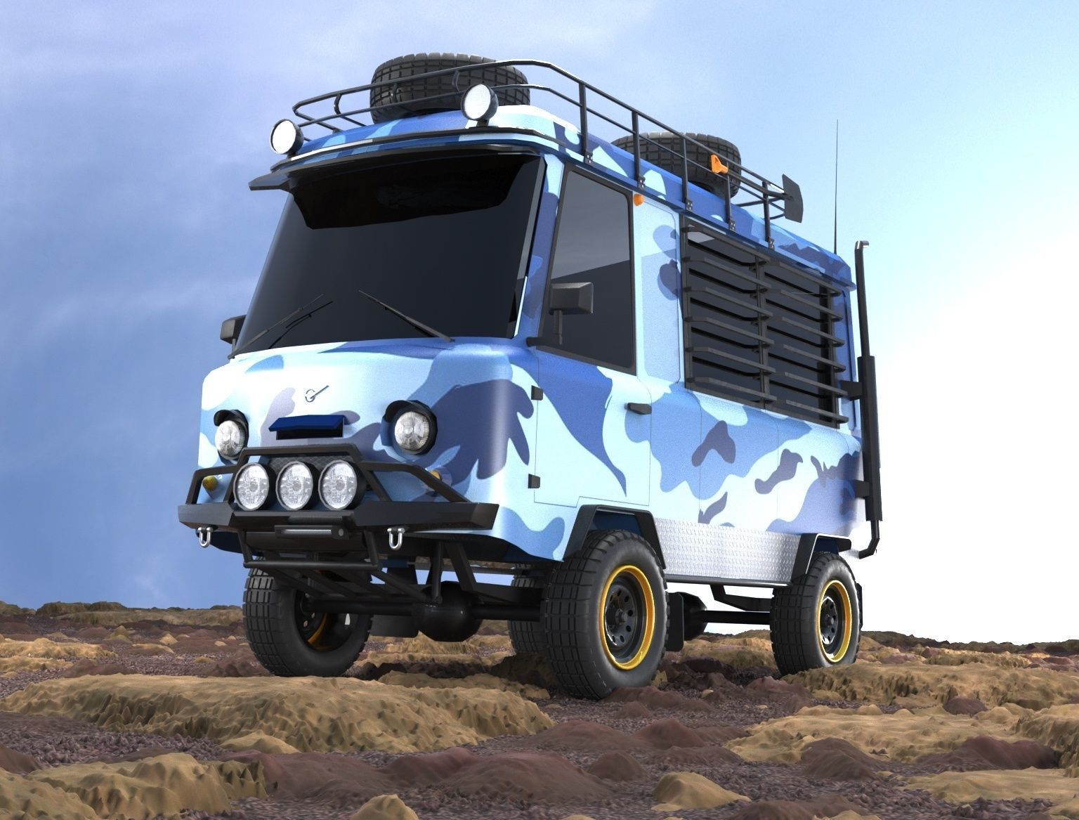 3D model UAZ 452 3d model VR / AR / low-poly | CGTrader