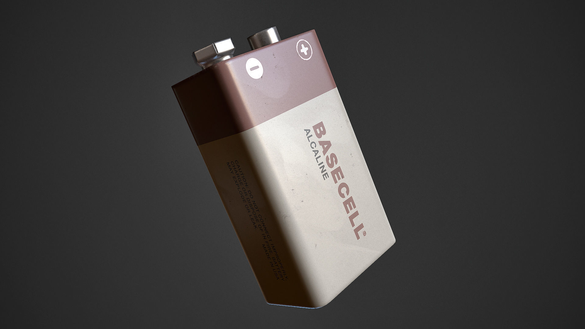 3D model Battery 9V VR / AR / low-poly | CGTrader