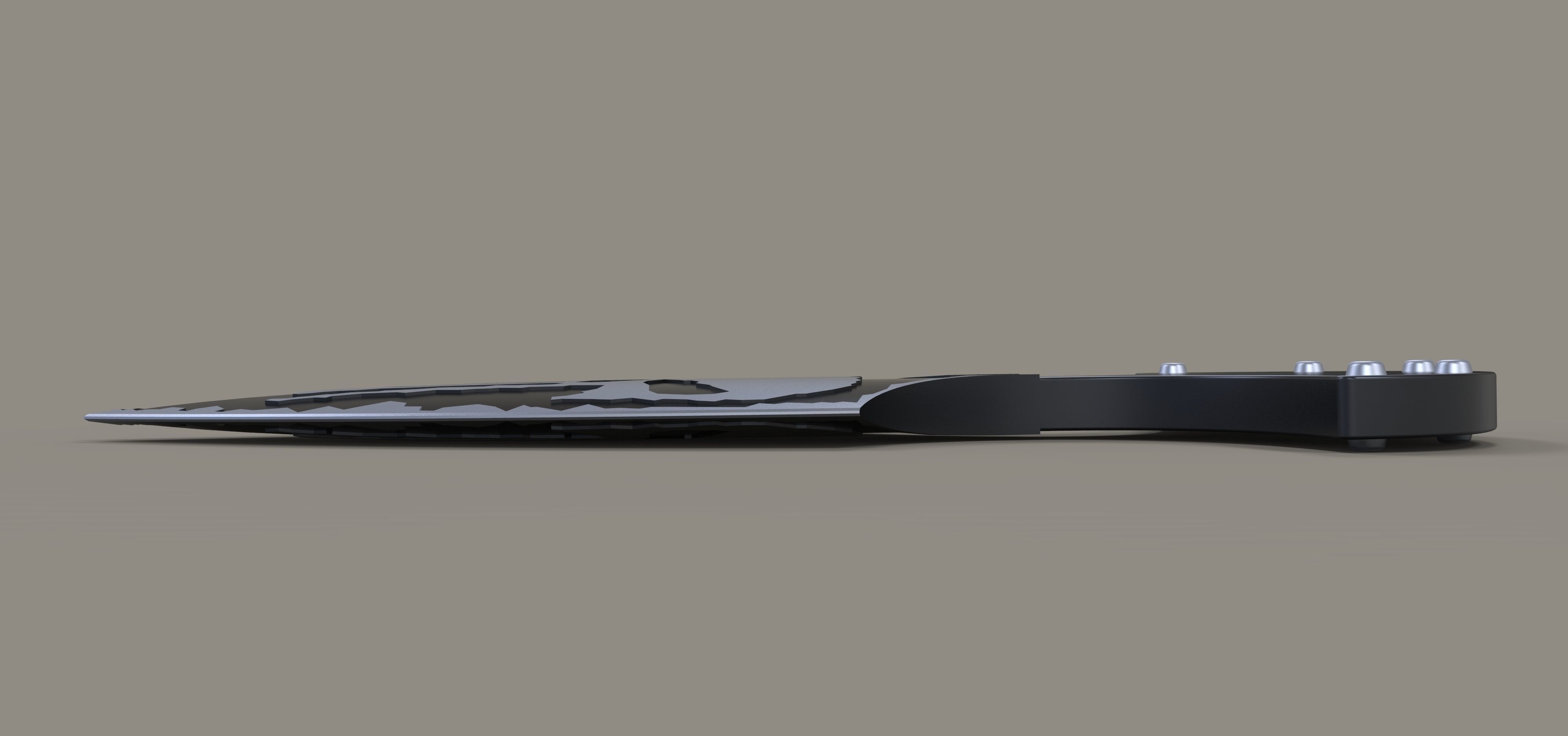 Punisher push dagger 3D model | CGTrader