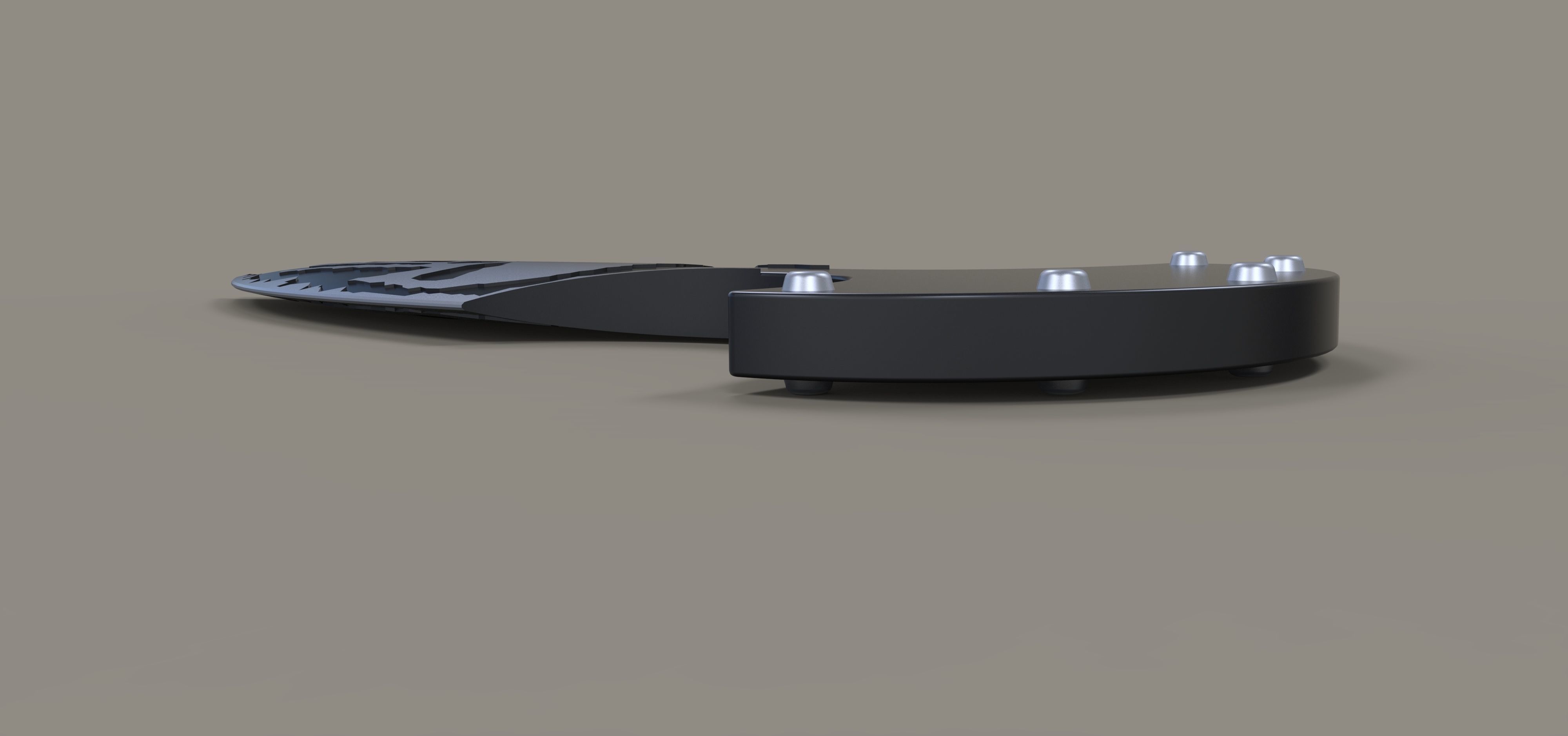 Punisher push dagger 3D model | CGTrader