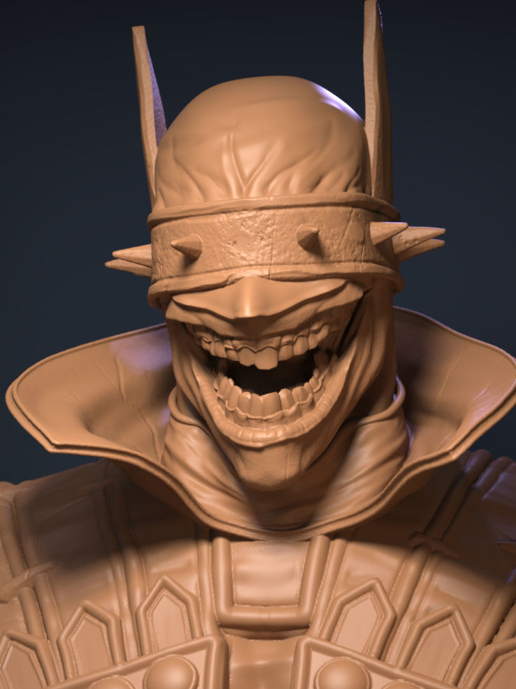 Batman who laughs 3D model 3D printable | CGTrader